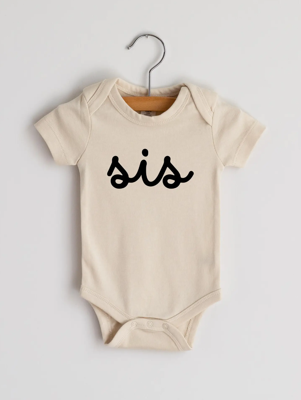 Sis Script Onesie – Tootsie's Children's Boutique