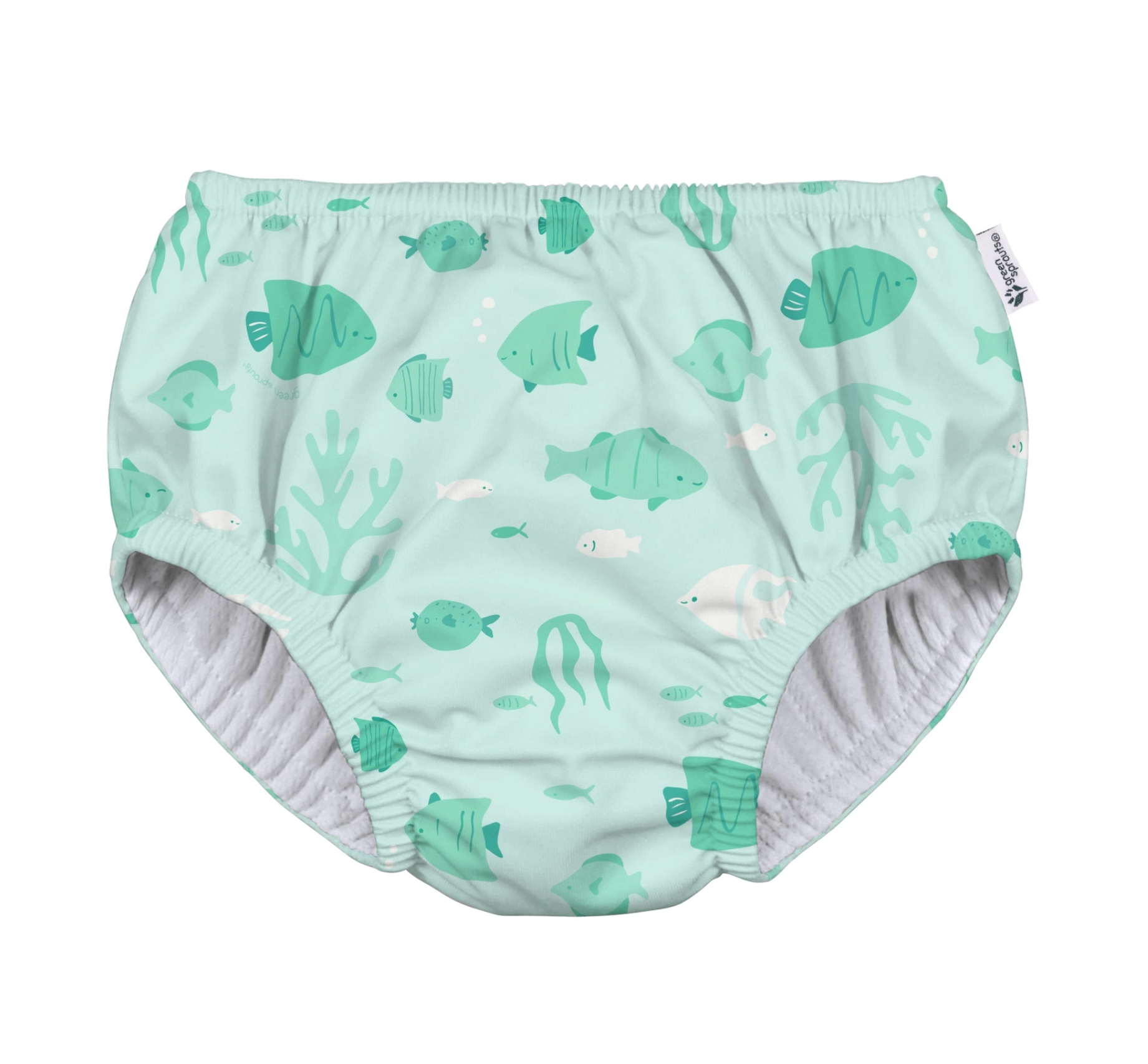 Light Seafoam Reef Eco Pull-Up Swim Diaper – Tootsie's Children's Boutique